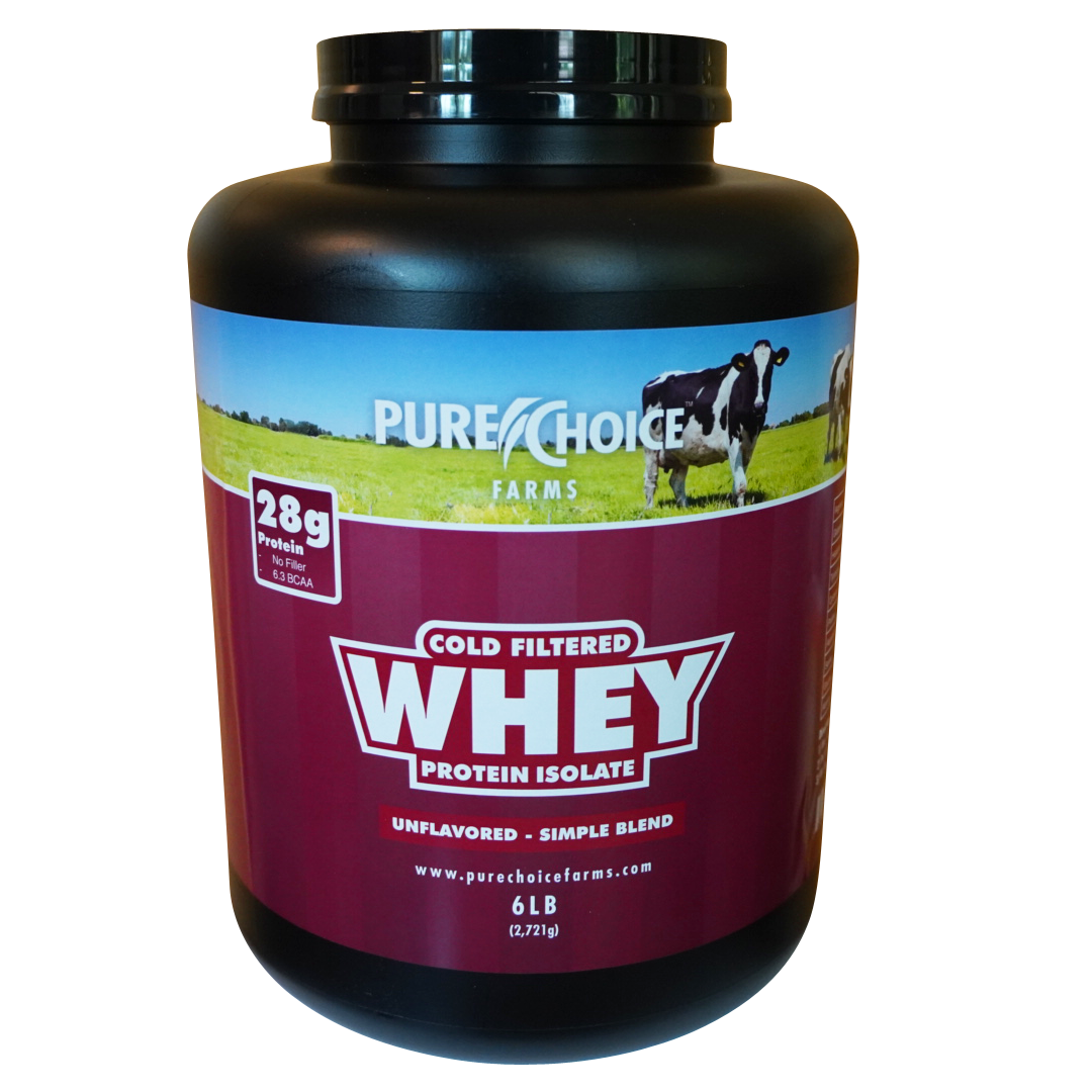 Unflavored Whey Isolate Protein Powder | Pure Choice Farms